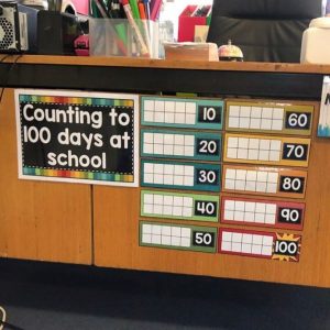 Counting 100 days of school in Kindergarten in 4 easy ways.